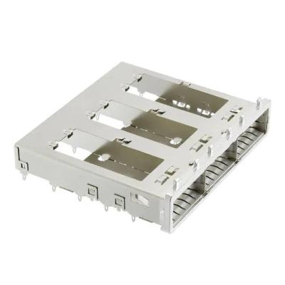 China Conector Ganged da gaiola de TE 2007473-1 QSFP+ (1 x 3) à venda