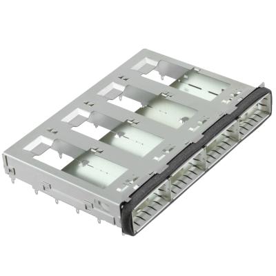 China TE 2170288-1 QSFP Cage 1x4 Port Press Fit Elastomeric Gasket for sale