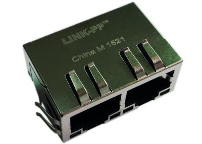 Cina JX80-0037NL/LPJ26404AENL 2 x10/100Mbps RJ45 con magnetica integrata in vendita