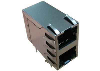 Chine 1840331-3 RJ45 empilé 2x 10/100/1000BASE Connctor magnétique à angle droit à vendre