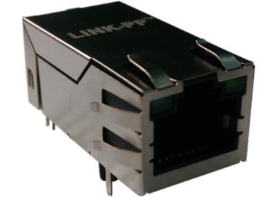 China SI-50075-F , LPJK0071A8NL Magnetic RJ45 Jack 1 x 10/100/1000BASE-TX for sale