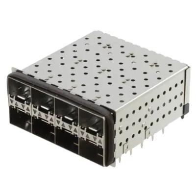 중국 라이트파이프 16과 TE 2007399-5 SFP+ 2x4 케이지 연결기 Gb / Ｓ 판매용