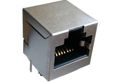 China Cat6 RJ45 Single Port , LPJE812DNL Shielded Without LED For PCB for sale