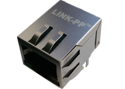 中国 LPJ0026A73NL 100Base RJ45モジュラー ジャック|LEDs 8ピンが付いているJ0026D21Fタブ 販売のため