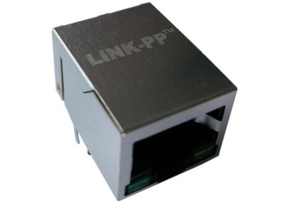 China LPJ0017HBNL Rj45 Magjack For 10/100 base-T Conn 8 Position Yellow-Green LED for sale