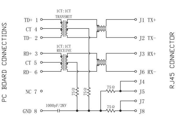 Quality J00005NL Right Angle RJ45 Connector LPJ0011DNL Shielded Without LEDs for sale