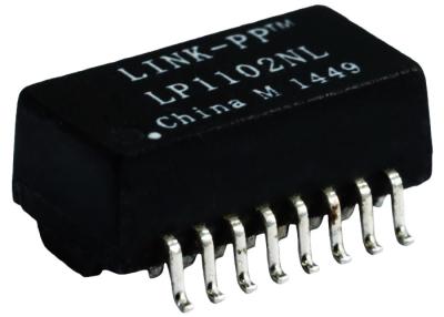 China De TRANSFORMATOREN van LFE8505 Ethernet Magnetics LP1102NL 10/100 basis-T Ethernet SMT Te koop