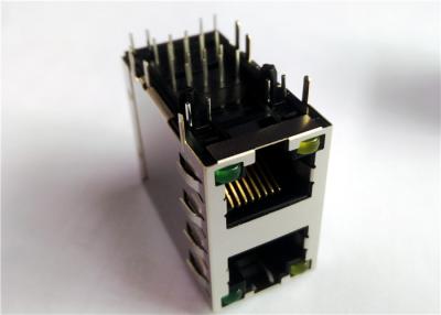 中国 6368011-4、2X1はジャックRj45の女性8を位置が6368011-5を保護した積み重ねました 販売のため