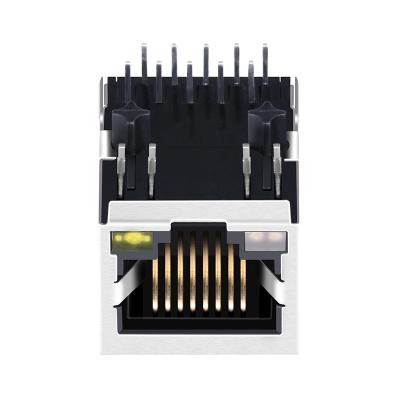Китай 1x1 порт RJ45 соединитель с 1000Base T интегрированной магнитной LPJG0933H11NL продается