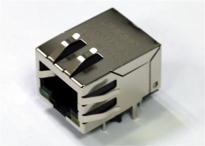 Chine Connecteur femelle de carte PCB du gigabit RJ45 d'étiquette-Vers le bas de HFJ11-1G06E-L11RL 1000M Jack à vendre