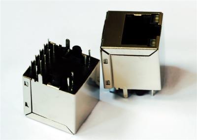 중국 RV1-1100QP1A 1000Base-T 기가비트를 위한 수직 RJ45 잭 10Position PCB 설치 판매용