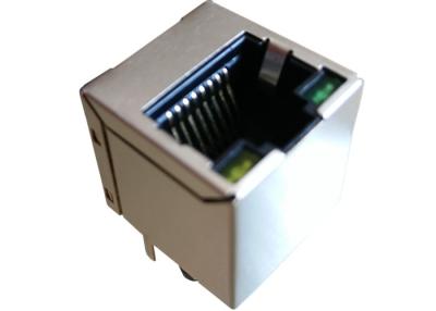 중국 51F-1202GYD2NL의 LPJD0011BENL 수직 RJ45 잭 180° 자석 소켓은 W/LED를 보호했습니다 판매용