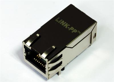 China 1GB POE Magnetisch RJ45 Jack RT5-3673K24Q 100/1000Base-t Schild w/LEDs Te koop