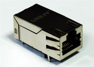 Chine Gigabit POE d'étiquette- de HFJT1-1GHPRL 1000Base-T plus le connecteur RJ45 magnétique protégé à vendre