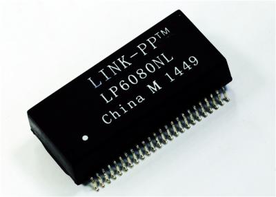 China Doppel-Port SMD Gigabit magnetische Isolierung magnetisches LP6080NL POE-Transformator-/POE+ zu verkaufen