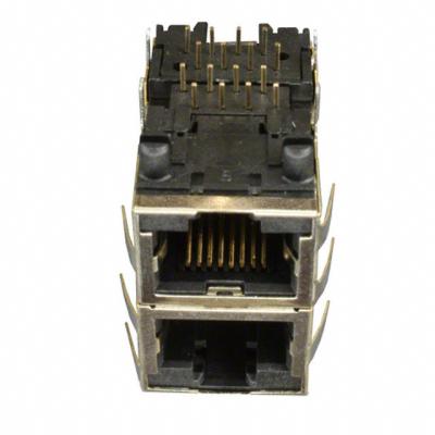 Chine RJSAE538002 2X1 empilé RJ45 prise modulaire 8P8C LPJE218-0CNL à vendre