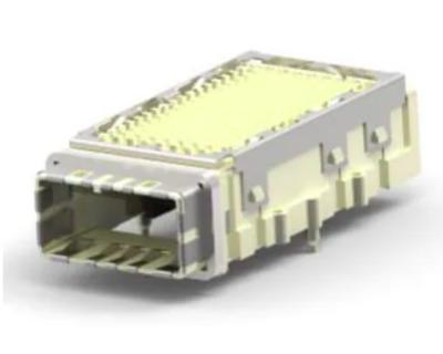 China Montura do recipiente CXP 2149157-1 125Gb/s Max com dissipador de calor à venda