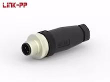 D кодировка M12 4 штиф мужской разъединитель T4111501041-000 винтовое соединение