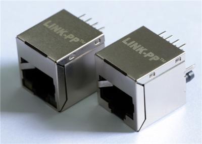 China LPJE681BENL Vertical Female RJ45 Modular Plugs 8P8C Top Entry Socket for sale
