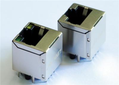 중국 Pin 수직 RJ45 잭 호환성 10/100Base-T 이더네트에 JKVP111108106H Pin 판매용