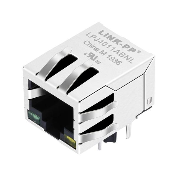 LPJ4011AB-MYNL RJ45 Connector With 10/100 Base-T Integrated Magnetics