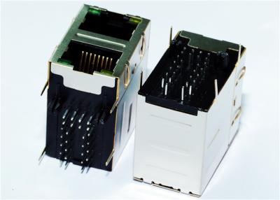 중국 0879-2C1R-54는 RJ45 MagJacks 1x2 100/1000Base-T에 의하여 통합된 변압기를 두배로 합니다 판매용