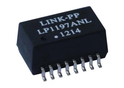 중국 7490100143대의 듀얼포트 이더네트 자석 변압기 LP1197ANL 10/100Base-T SMD 판매용