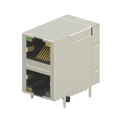 Cina RJ45 con connettore magnetico integrato 2301997-7 Performance Cat 5e in vendita