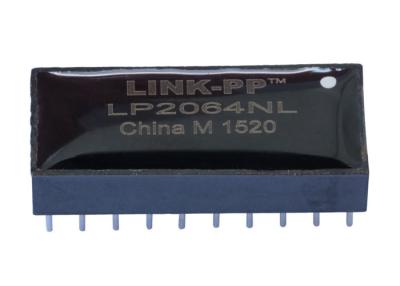 중국 HR612004 구멍 10/100 기초 TX LP2064NL를 통해서 듀얼포트 변압기 단위 판매용