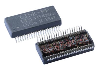 중국 XTFZ-H4001CG-JU 쿼드 항구, 10/100의 기초 - T 이더네트 변압기 단위 LP1164NL 판매용