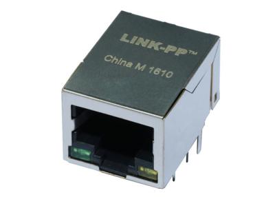 China HR913550A / HR913550AE Single Port RJ45 Connector with LEDs LPJ4011FBNL for sale