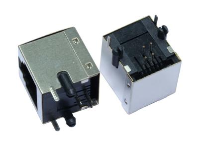 Chine 1-406541-5 / 1-406541-8 connecteur femelle simple 8P8C LPJE101DNL du port RJ45 à vendre