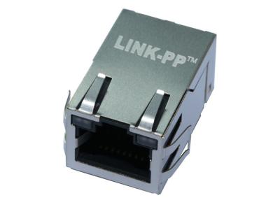 China HR85111OC Tab-Up 10/100 Magnetic Rj45 Connector With TVS Protection LPJ1141AGNL for sale