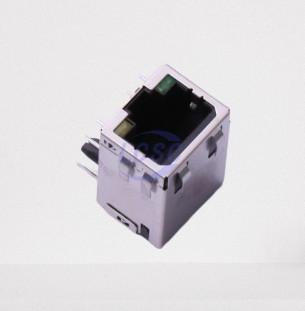 Cina Attraverso il foro 2.5G Base-T S11-ZZ-0401 RJ45 connettore con LED in vendita