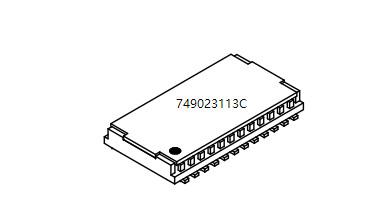 China 749023113C 10/100/1000BASE-T LAN SMT Transformer With PoE for sale