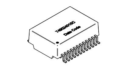 China 749024015C 1000Base-T SMT Transformer Industrial Grade for sale