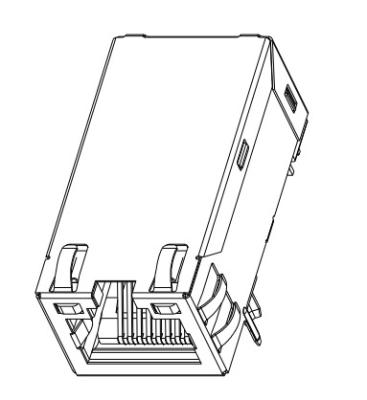 Cina 1-1840727-6 Modulo di connettore integrato 1000BASE-T Prodotto corrente in vendita