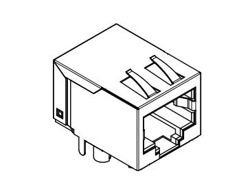 Chine 615008145521 Connecteur Modulaire 8P8C Blindé pour LAN CAT 5e Catégorie à vendre
