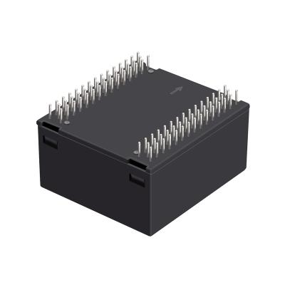 China 4PPoE+ 60W HB6603NL LAN-Transformator-Modul THT Quad-Port 88 Pin zu verkaufen