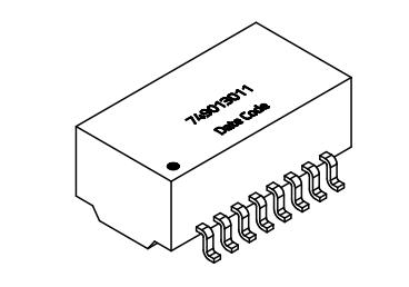 Chine Module SMT du transformateur de puissance sur Ethernet 749013011 à vendre
