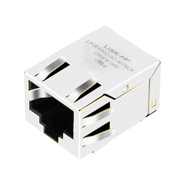 Quality LPJE8802-3C-M7NLR Shielded RJ45 8P8C Modular Jack Latch Down for sale