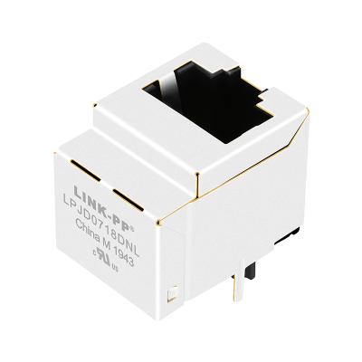 Cina LPJD0718DNL RJ45 Magjack ad ingresso superiore THT 10/100/1000 Base-T in vendita