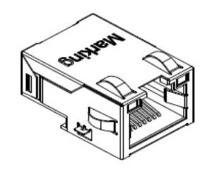 China 7498011122 SMT RJ45 Connector With 10/100BASE-T Magnetics for sale