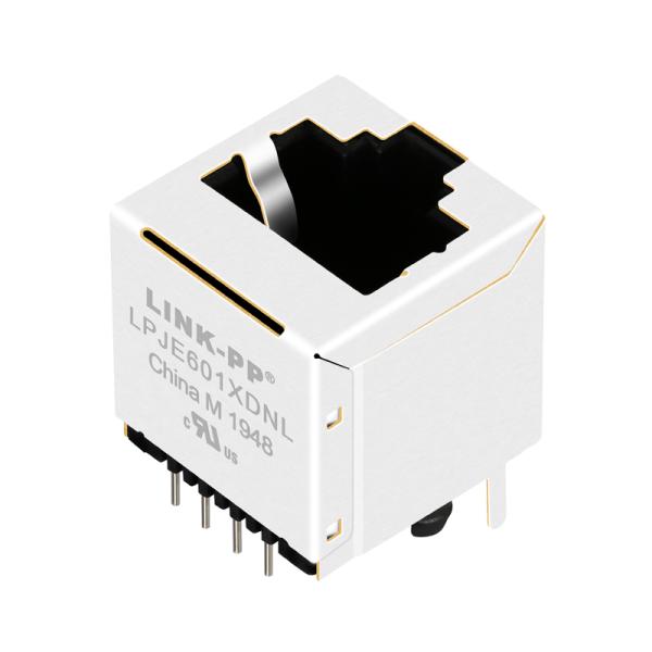 Quality LPJE601XDNL Cat 5e Top Entry RJ45 Modular Jack 16.4mm Height for sale