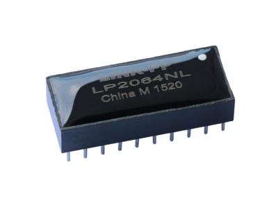 중국 H82001D 랜 고립 변압기 듀얼포트 10/100 기초 T 자기학 LP2064NL 판매용