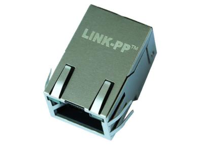 China 5-1840401-7 het lusje beschermde de Havenrj45 omhoog Vrouwelijke Schakelaar LPJG16457AFNL van Gigabit 1x1 Te koop
