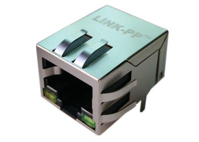 China Magnetics Jack do pino da aba-Para baixo 8 da base-TX RJ45 de ARJM11A3-805-JJ-CW2 2.5G à venda