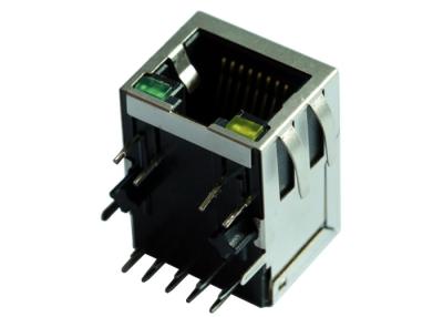 China Magnetics Jack do pino da aba-Para baixo 8 da base-TX RJ45 de ARJM11A1-809-AB-CW4 2.5G à venda