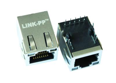 China Porto do conector 1x1 de ARJM11C7-805-AD-EW4 RJ45 com 2.5G Mbps com os dedos do IEM do diodo emissor de luz à venda