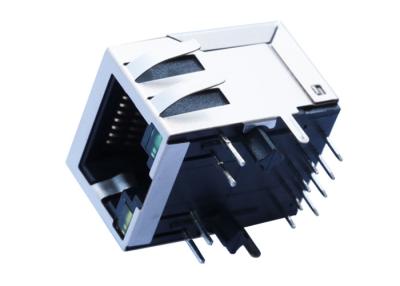 China ARJM11A1-805-AD-ER2-T 2.5G Magnetic 8P8C Shield 1x RJ45 Jack With LED for sale